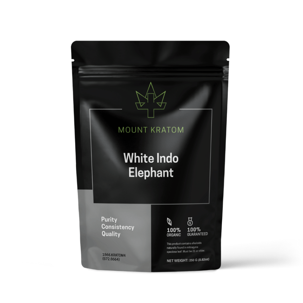 White Indo Elephant Capsules - Mount Kratom